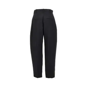 Khaite Dugan Wool Pants - Black