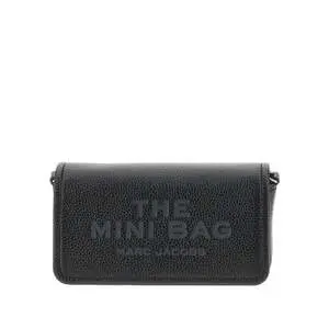 Marc Jacobs The Mini Bag" Grain Leather Cross Body Bag - Black