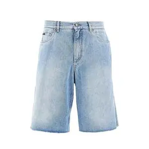 Dolce & Gabbana Raw Edge Hem Shorts For Men