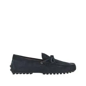 TOD'S Gommino Suede Leather Loafers - Blue