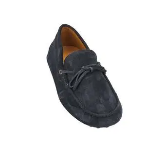 TOD'S Gommino Suede Leather Loafers - Blue
