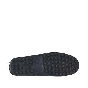 TOD'S Gommino Suede Leather Loafers - Blue