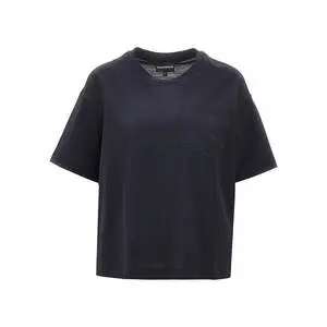 Emporio Armani Travel Eential Cotton T-hirt - Blue