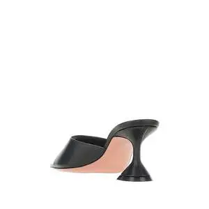 Amina Muaddi Lupita Nappa Leather Slippers