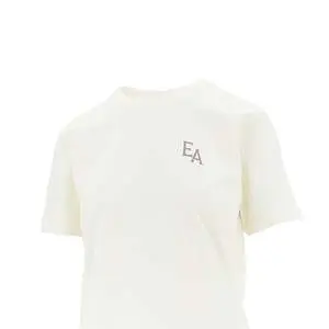 Emporio Armani Cotton Jersey T-shirt With Graphic And Logo Print