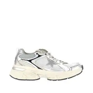 GOLDEN GOOSE Lightstar Mesh And Leather Sneakers