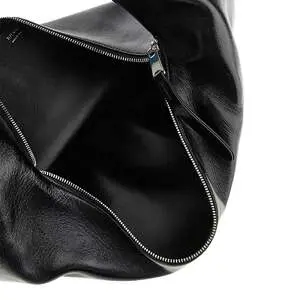 Khaite Medium Olivia Patent Leather Hobo Bag - Black