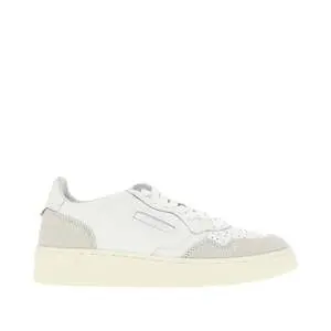 AUTRY Suede And Leather Medalist Low Sneakers - White