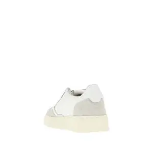 AUTRY Suede And Leather Medalist Low Sneakers - White