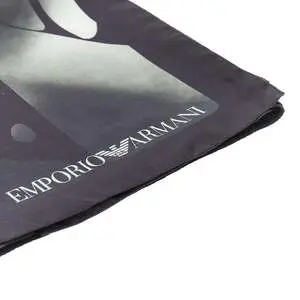 Emporio Armani Printed Silk Scarf