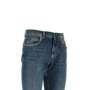 Dolce & Gabbana Stretch Denim Regular Fit Jeans - Blue