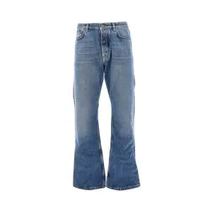 Off-White Half Arrow Slim Relaxed Jeans - Blue