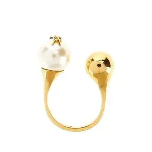 Saint Laurent Ring With Pearl
