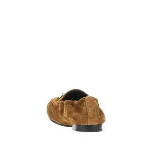 Gucci Suede Leather Jordaan Loafers With Horsebit Detail - Brown