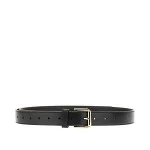Givenchy Voyou Leather Belt - Black
