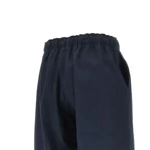 Studio Nicholson Nava Cotton Twill Loose Fit Trousers With Drawstring Waist
