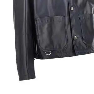 Loewe Nappa Leather And Nylon Workwear Jacket