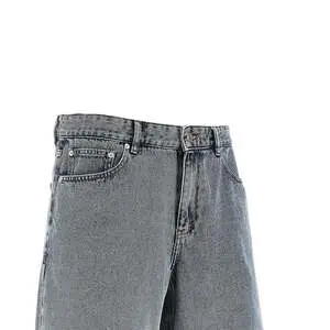 LES DEUX Ryder Relaxed Fit Wide Leg Denim Shorts