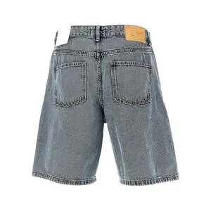 LES DEUX Ryder Relaxed Fit Wide Leg Denim Shorts