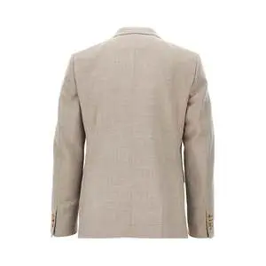 Zegna Wool And Linen Twill Tailored Suit