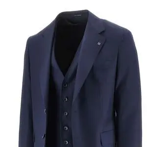 Tagliatore Super 110s Wool Three-piece Tailored Suit