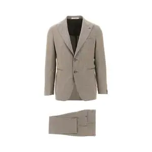 Tagliatore Twill Tailored Single-breasted Suit - Beige