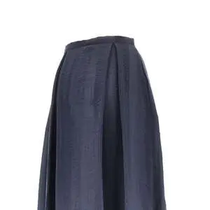 Emporio Armani Tecno Creponne Midi Skirt