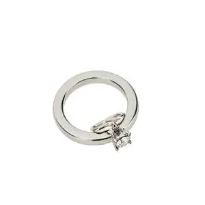 Valentino Garavani Mini Vlogo Signature Ring With Crystal