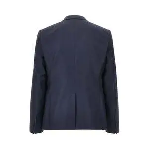 Emporio Armani Jacquard Wool David Line Suit - Blue