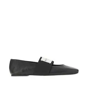 Givenchy Sliced Square Nappa Leather Ballerinas
