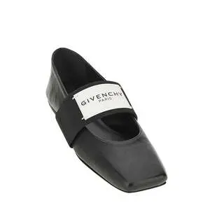 Givenchy Sliced Square Nappa Leather Ballerinas