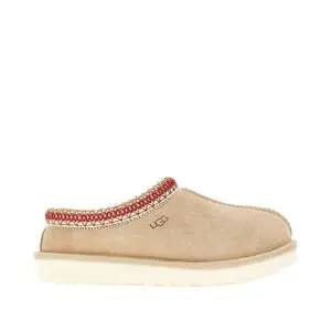 UGG UGG Tasman Suede Slippers With Wool Lining Beige