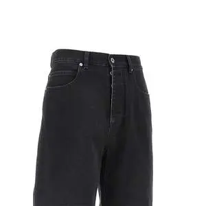 Bottega Veneta Cuffed Straight Leg Jeans