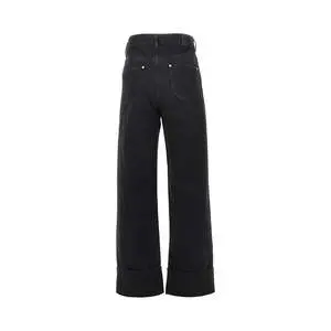 Bottega Veneta Cuffed Straight Leg Jeans