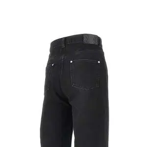 Bottega Veneta Cuffed Straight Leg Jeans