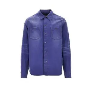 Prada Old-effect Twill Overshirt