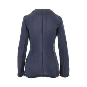 Emporio Armani Tecno Creponne Single-breasted Blazer