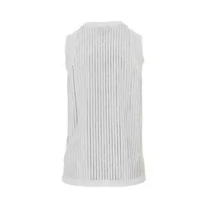 Emporio Armani Jersey Tank Top With Hotfix Rhinestones