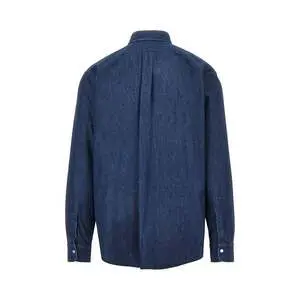Fendi Denim Hirt With Ff Embroidery