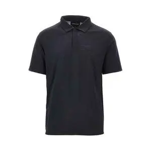 Emporio Armani Wool Jerey Polo Hirt - Blue