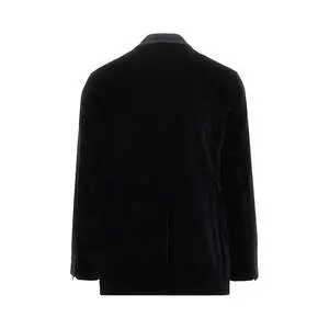 Fendi Single-breasted Velvet Jacket