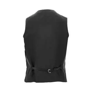 LUIGI BIANCHI Tailored Vest In Wool And Mohair Blend