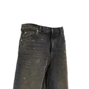 Our Legacy Capri Cut Jeans In Distressed Denim