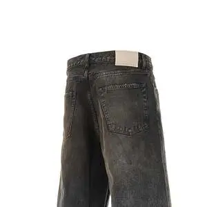 Our Legacy Capri Cut Jeans In Distressed Denim