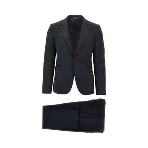Emporio Armani M Line Evening Tailored Suit - Black