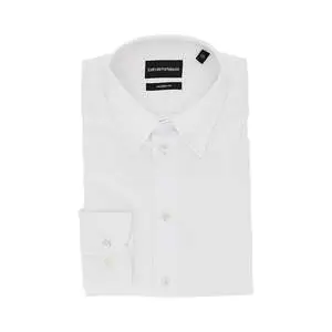 Emporio Armani Cotton Twill Modern Fit Shirt