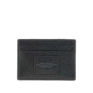 Marc Jacobs Grain Leather Cardholder - Black