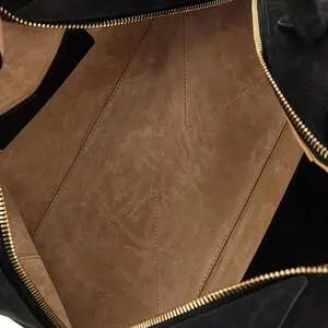 Alaïa Le Boulledogue Nubuck Bowling Bag