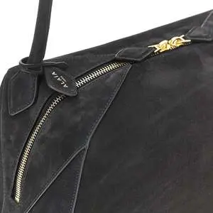 Alaïa Le Boulledogue Nubuck Bowling Bag