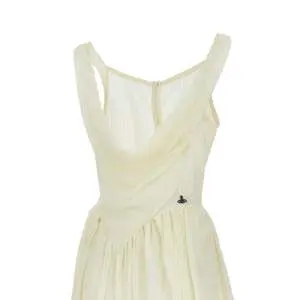 VIVIENNE WESTWOOD Sleeveless Muslin Mini Dress